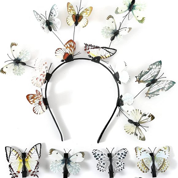 Boutique | Accessories | Butterfly Fascinator Headband Monarch ...